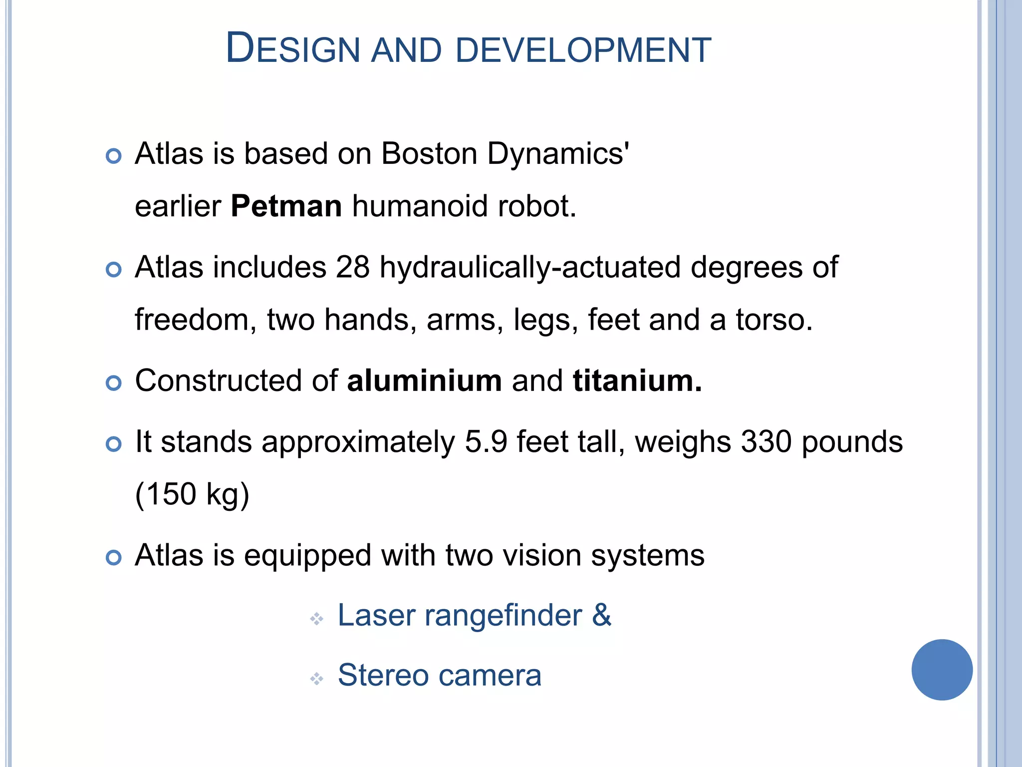 ATLAS(The Robot) | PPTX