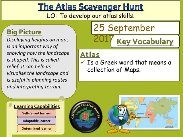 Atlas scavenger hunt | PPTX | Geography | Science