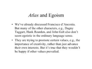 Atlas Shrugged, Lecture 4 with David Gordon - Mises Academy | PDF