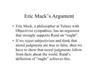 Atlas Shrugged, Lecture 4 with David Gordon - Mises Academy | PDF