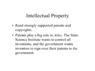 Atlas Shrugged, Lecture 6 with David Gordon - Mises Academy | PDF