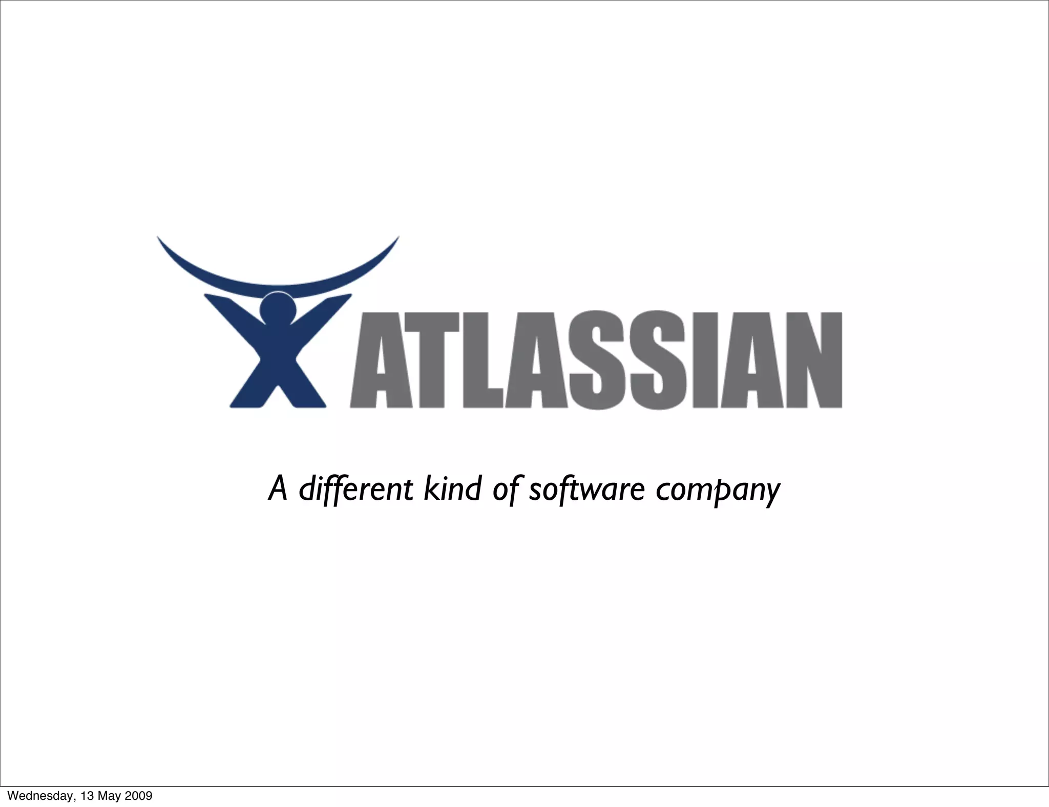 Atlassian - A Different Kind Of Software Company | PDF