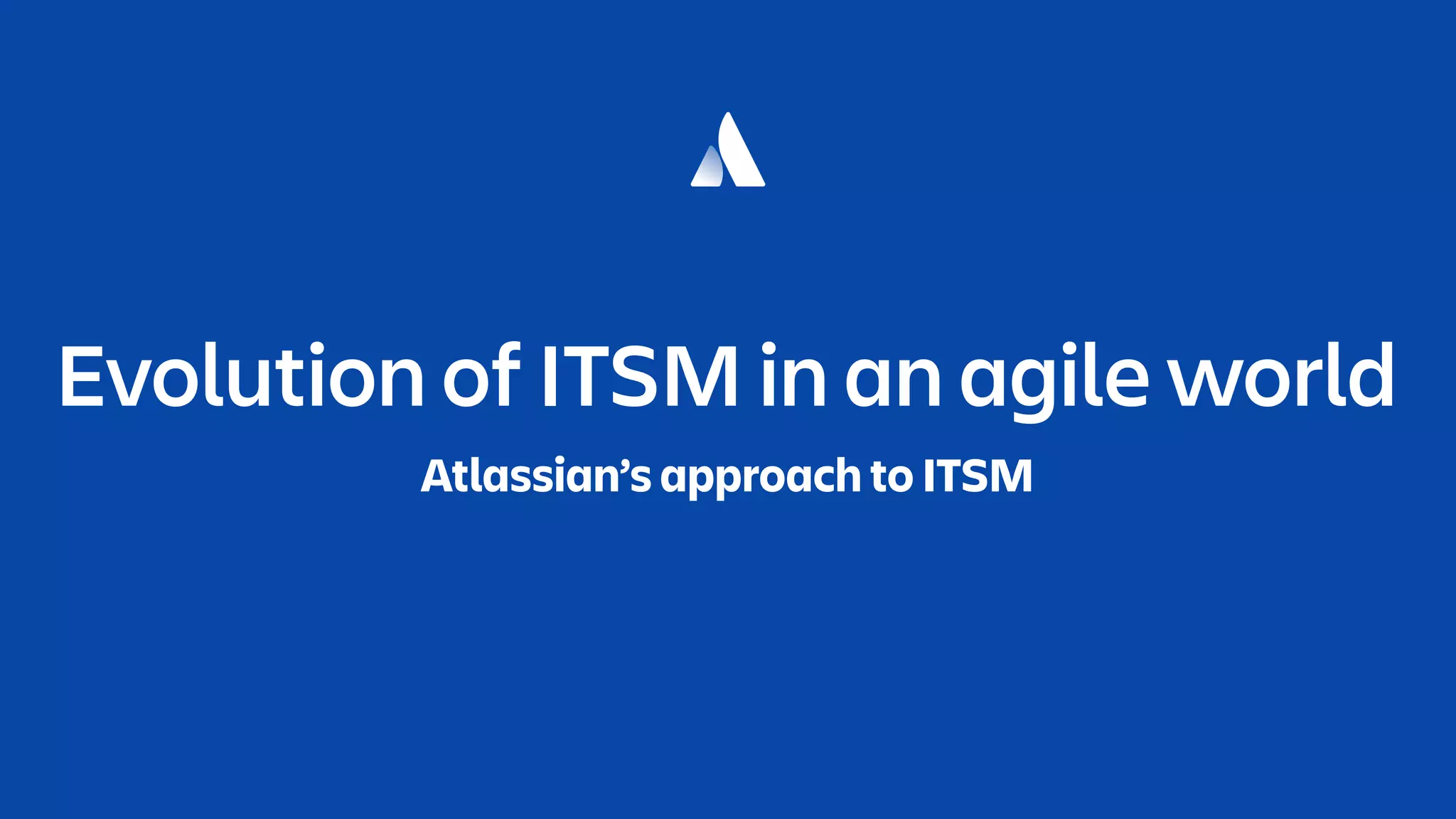 Evolution of ITSM in an agile world | PDF | Cloud Computing | Internet