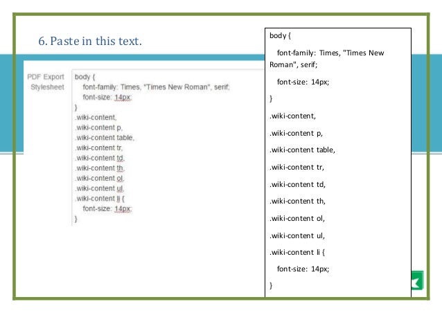 Atlassian confluence: how to change font size