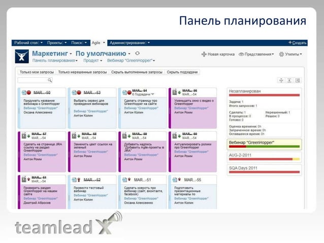 Обзорная презентация Atlassian GreenHopper | PPT