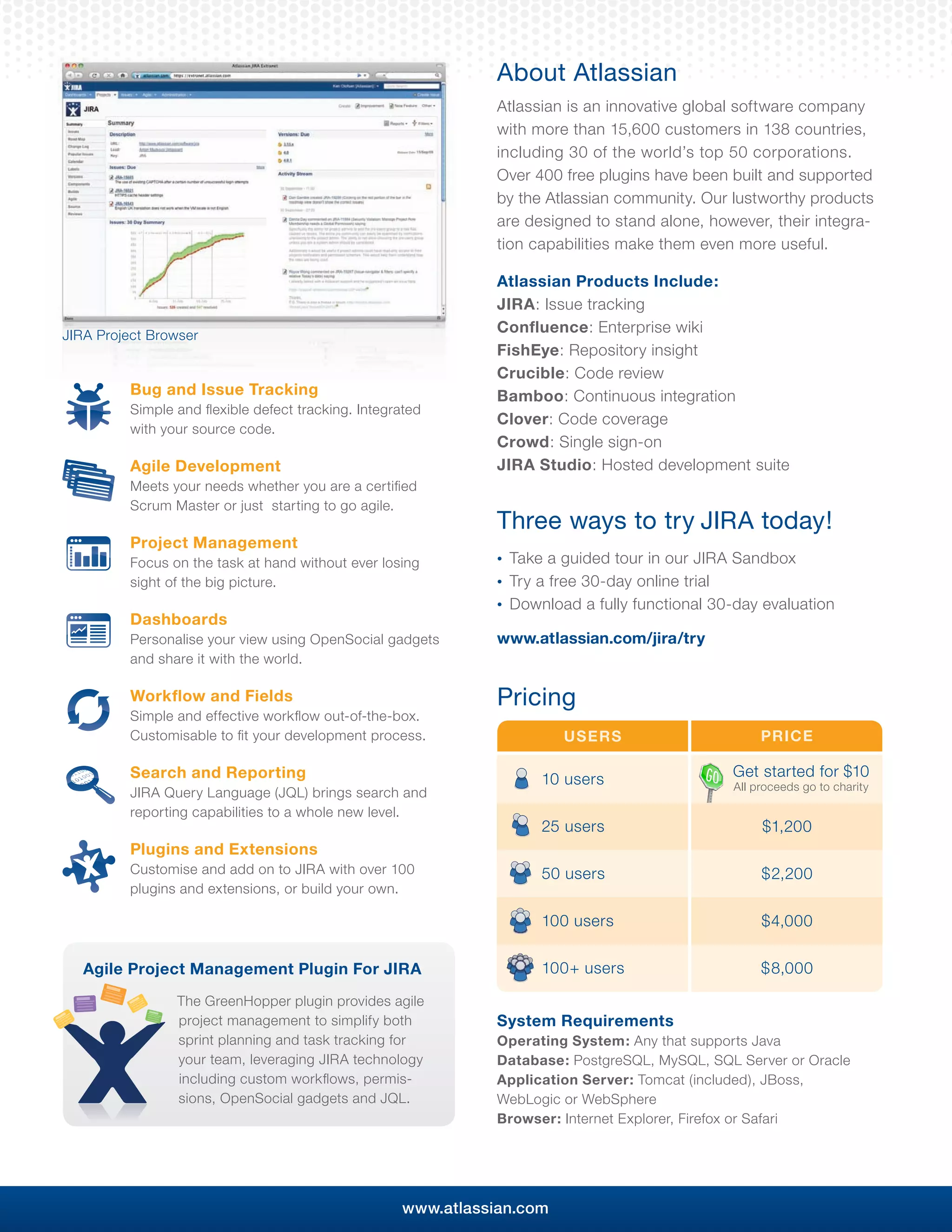 Atlassian Jira Brochure | PDF