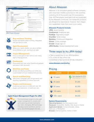 Atlassian Jira Brochure | PDF