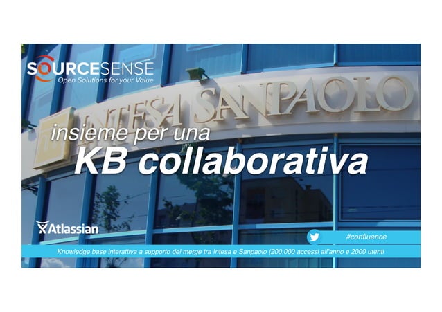 Atlassian Roadshow 2016 - Sourcesense References | PDF