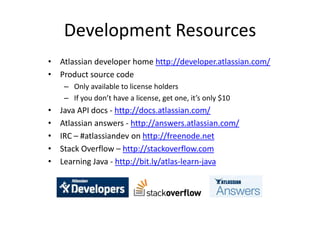 Developing for the Atlassian Ecosystem | PPTX