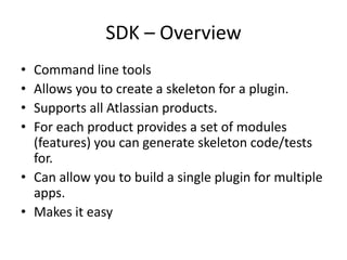 Developing for the Atlassian Ecosystem | PPTX