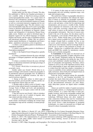 Atlas Use In Teaching Geography In Higher Education In The U.S. And ...