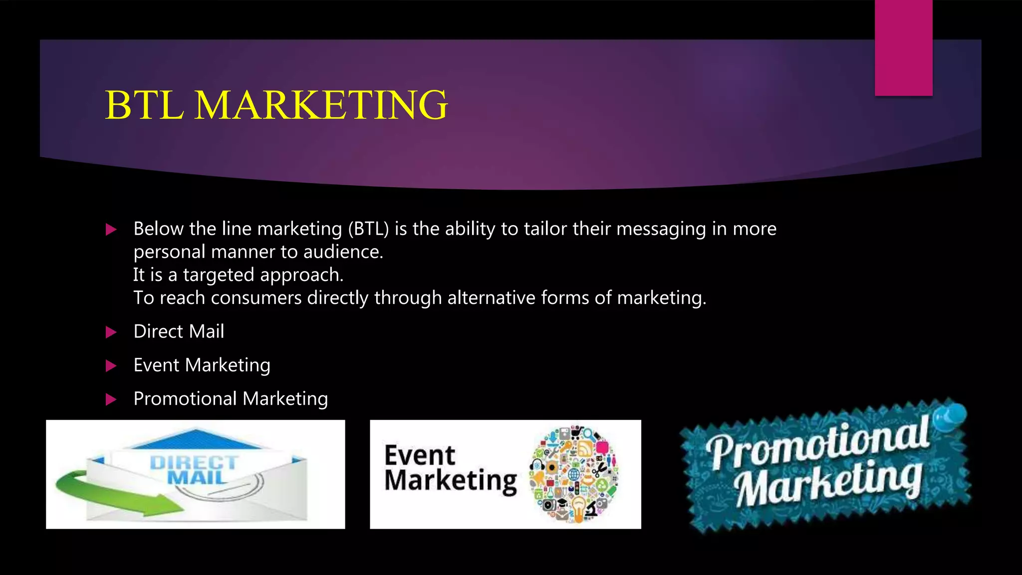ATL, BTL & TTL MARKETING | PPTX