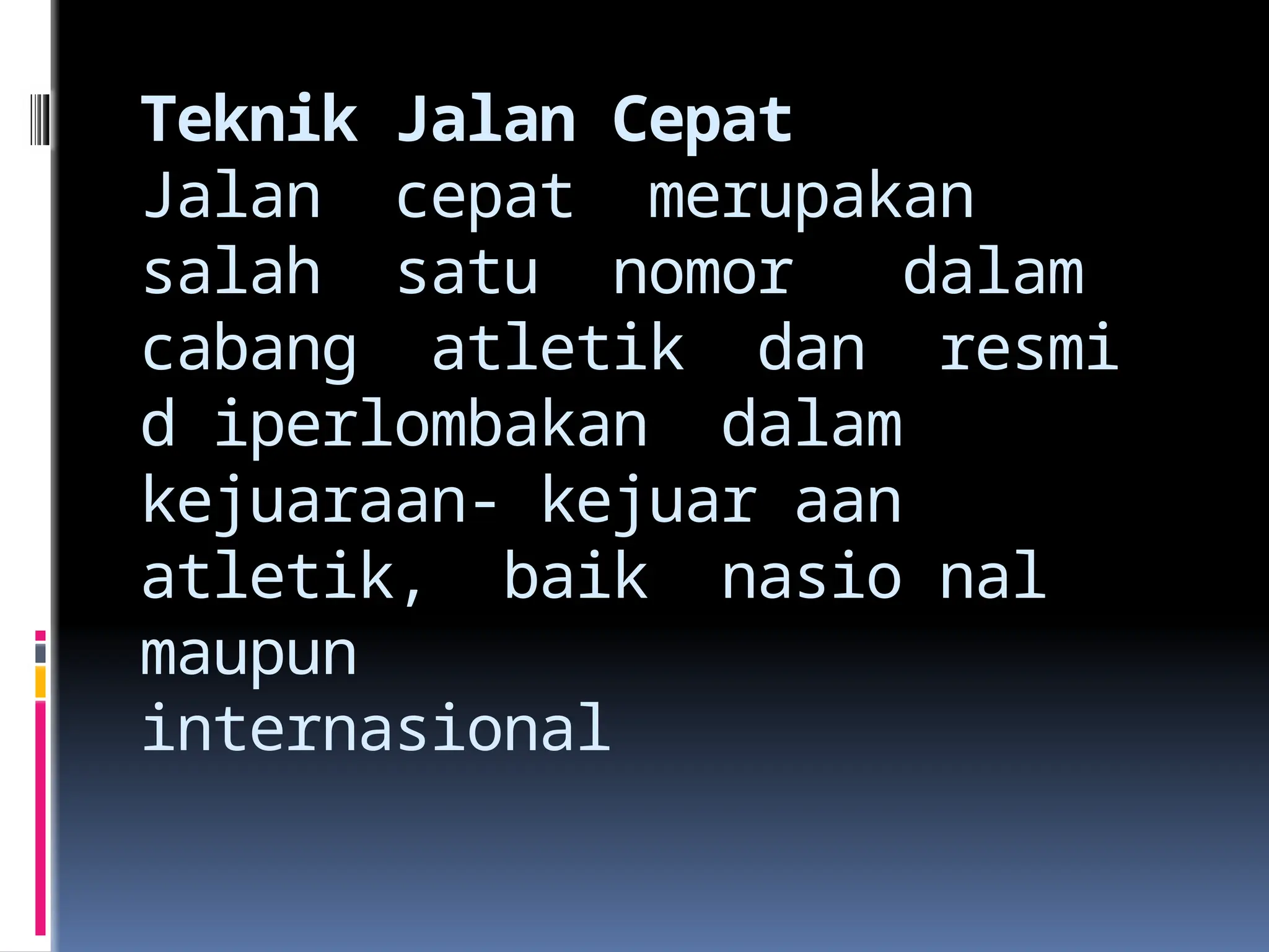 Pembelajaran mengenai ATLETIK dan manfaatnya | PPTX