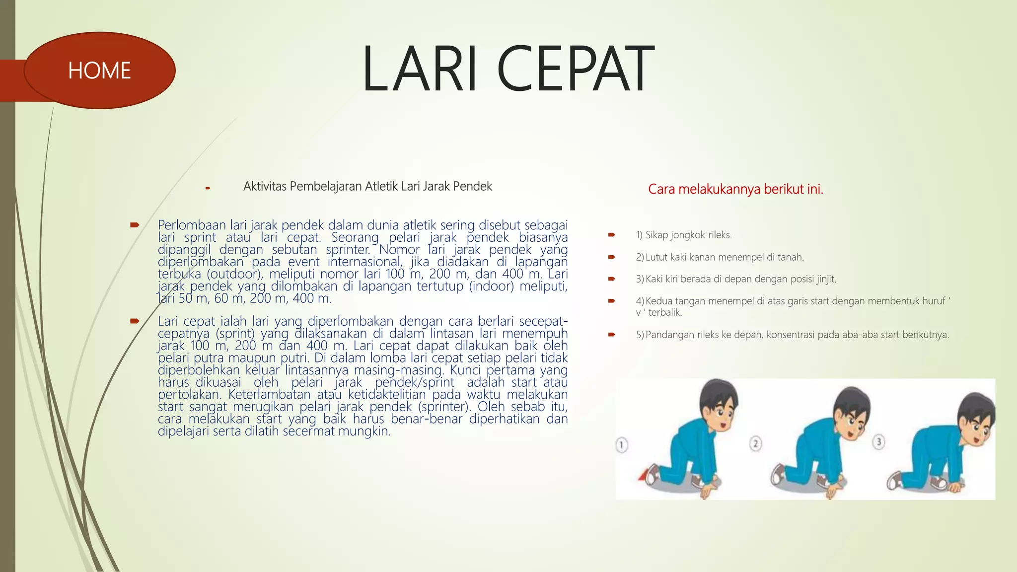 Atletik (jalan dan lari) | PPTX