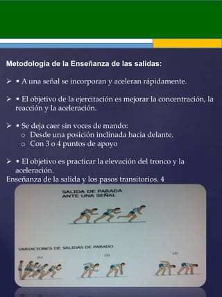 Atletismo: Partida baja-Fase de impulso GRUPO "E" | PPTX