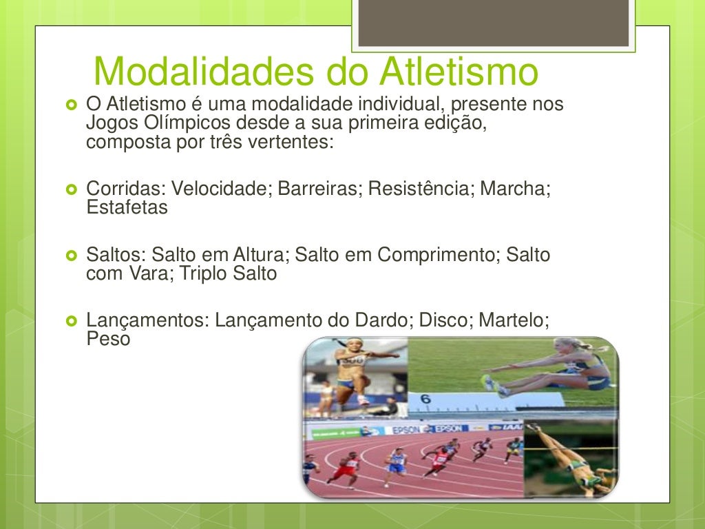 O Que é O Atletismo Resumo - FDPLEARN