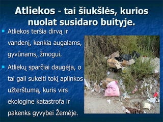 Atliekų rūšiavimas | PPT