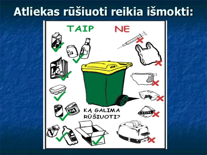 Atliekų rūšiavimas
