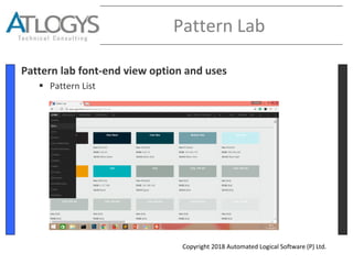 Atomic Design with PatternLabs | PPT