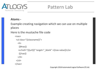 Atomic Design with PatternLabs | PDF