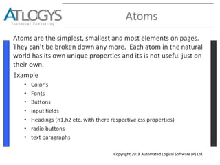 Atomic Design with PatternLabs | PPT