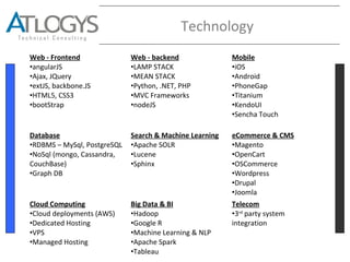 Atlogys Technical Consulting | PPT