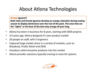 Atlona Sales Presentation Ii | PPT