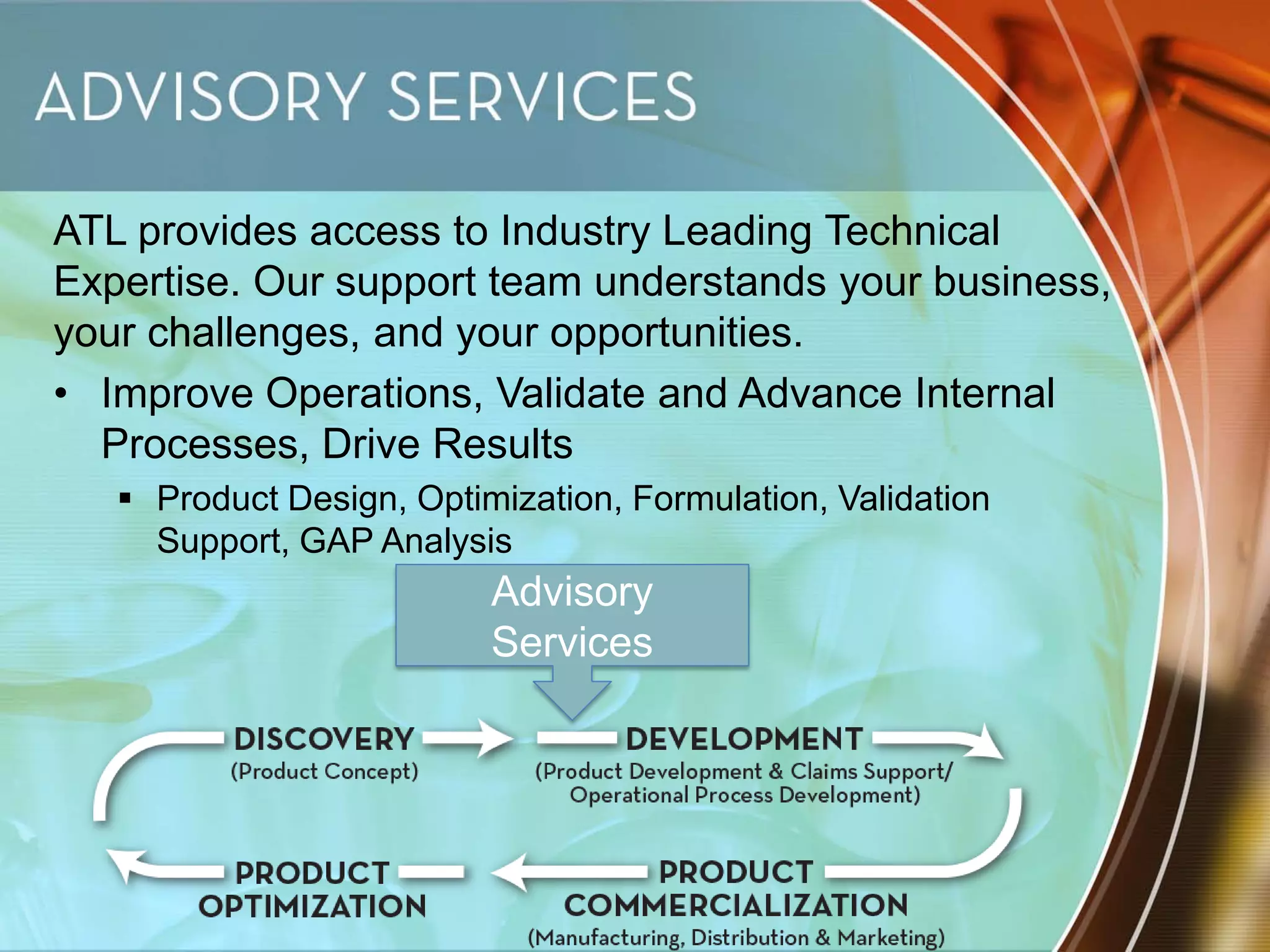 Advanced Testing Laboratory services presentation | PDF