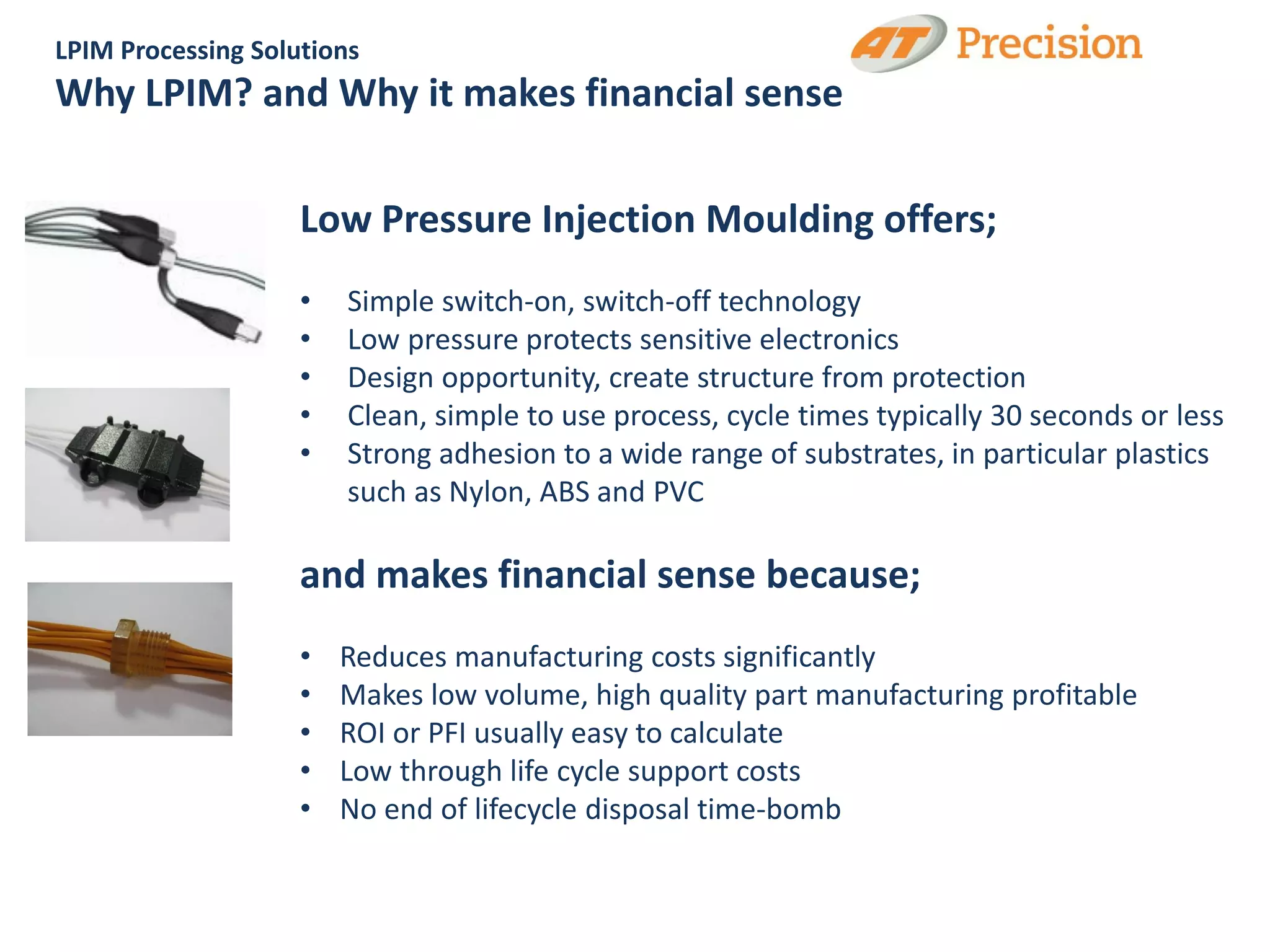 AT Precision presentation on Low Pressure Injection Moulding | PDF