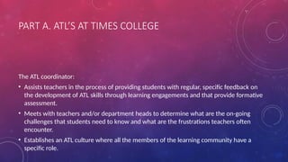 ATL presentation. orientation week..pptx | Educational Assessment ...