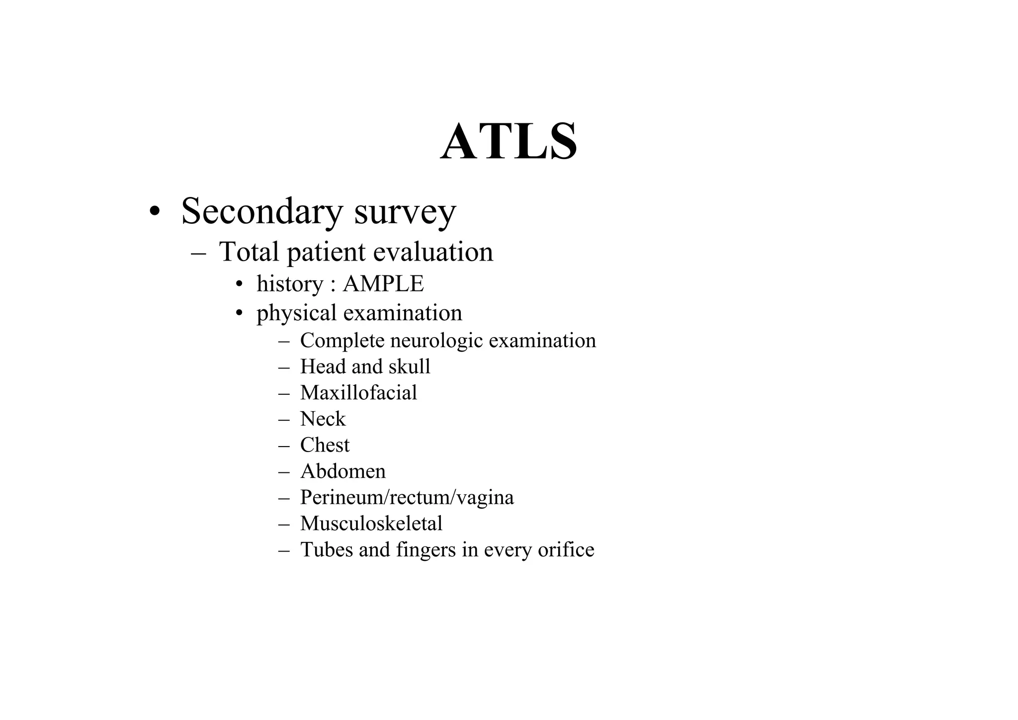 advanced trauma life support | PDF