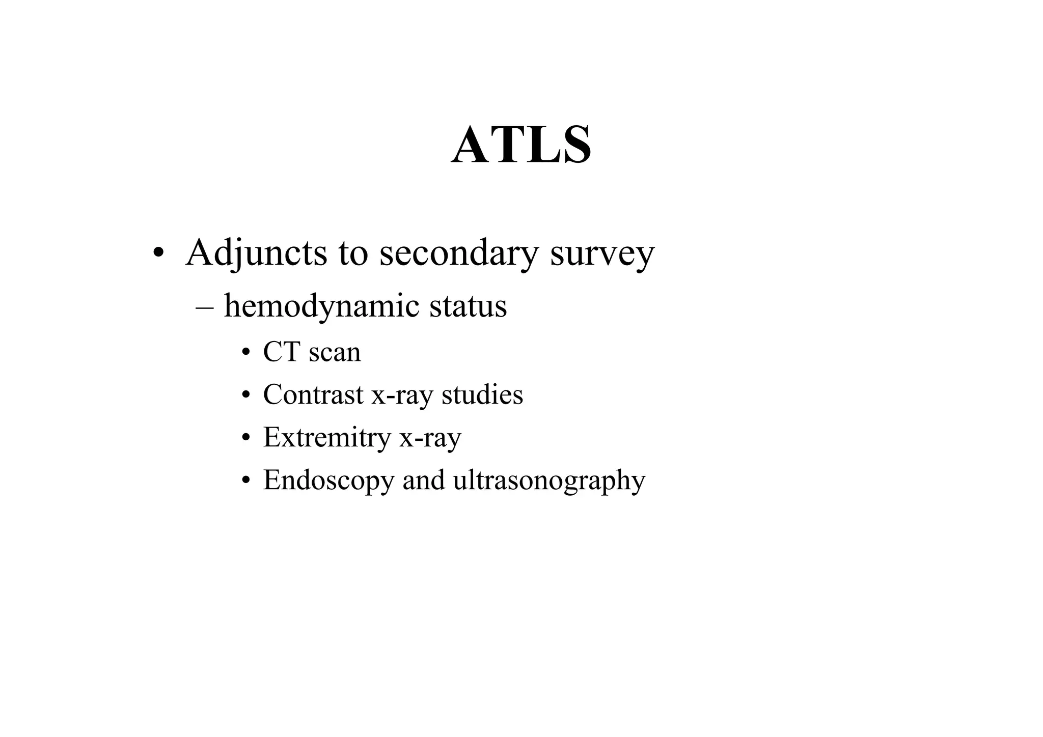 advanced trauma life support | PDF
