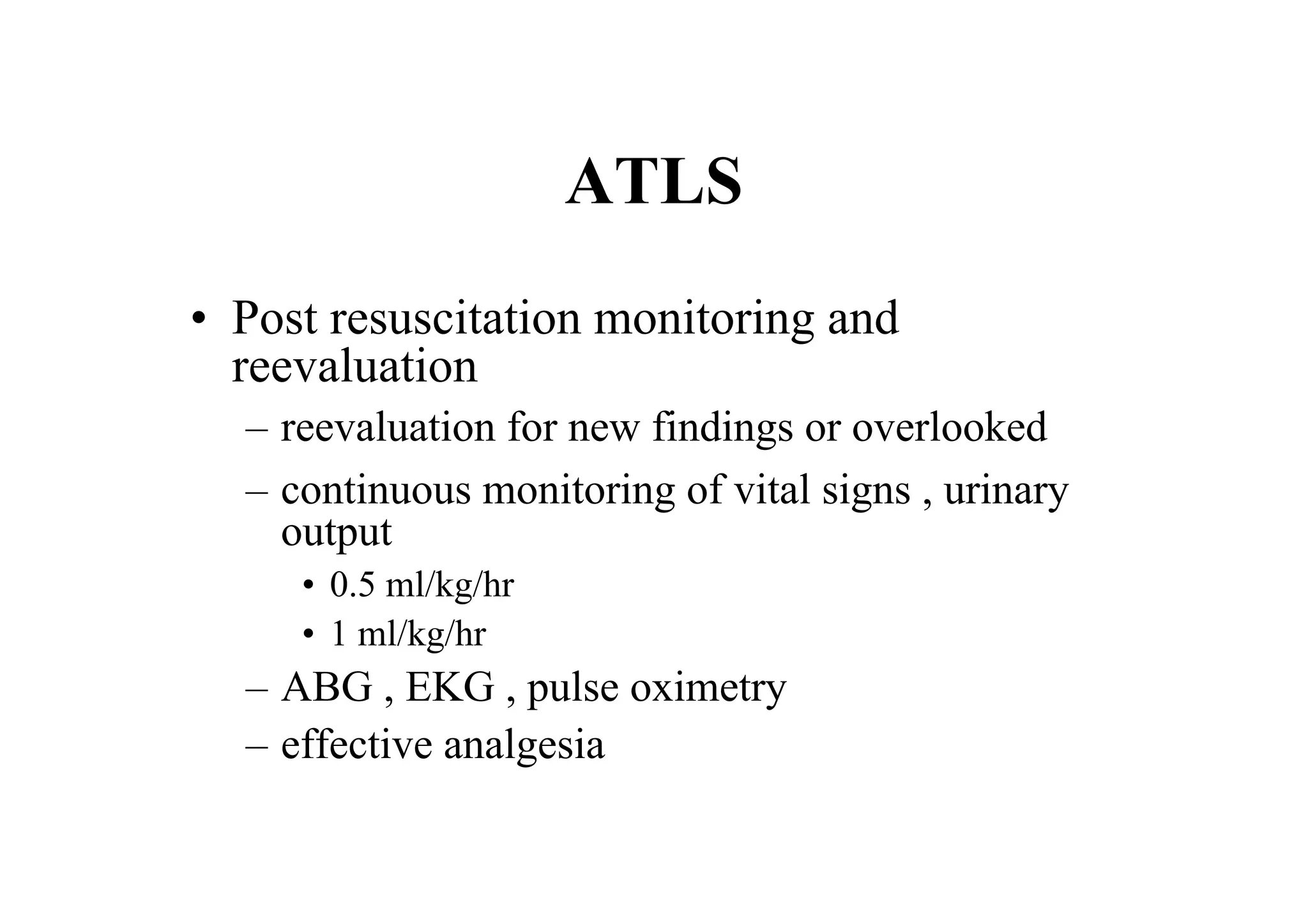 advanced trauma life support | PDF