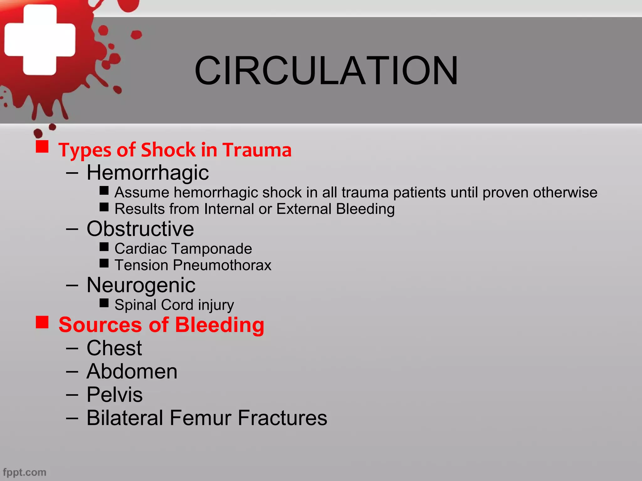 ATLS (Advance Trauma Life Support) | PPT