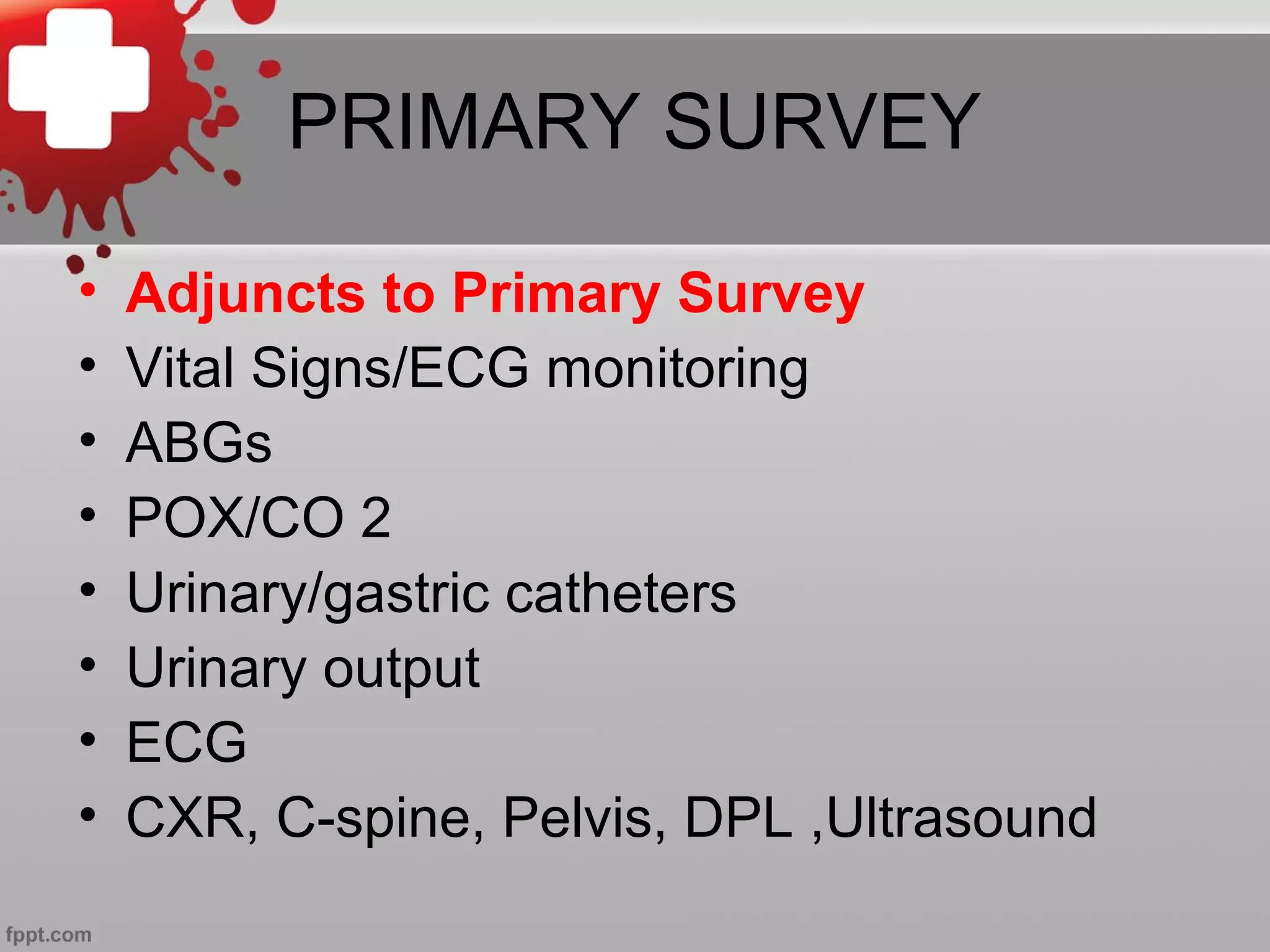 ATLS (Advance Trauma Life Support) | PPT
