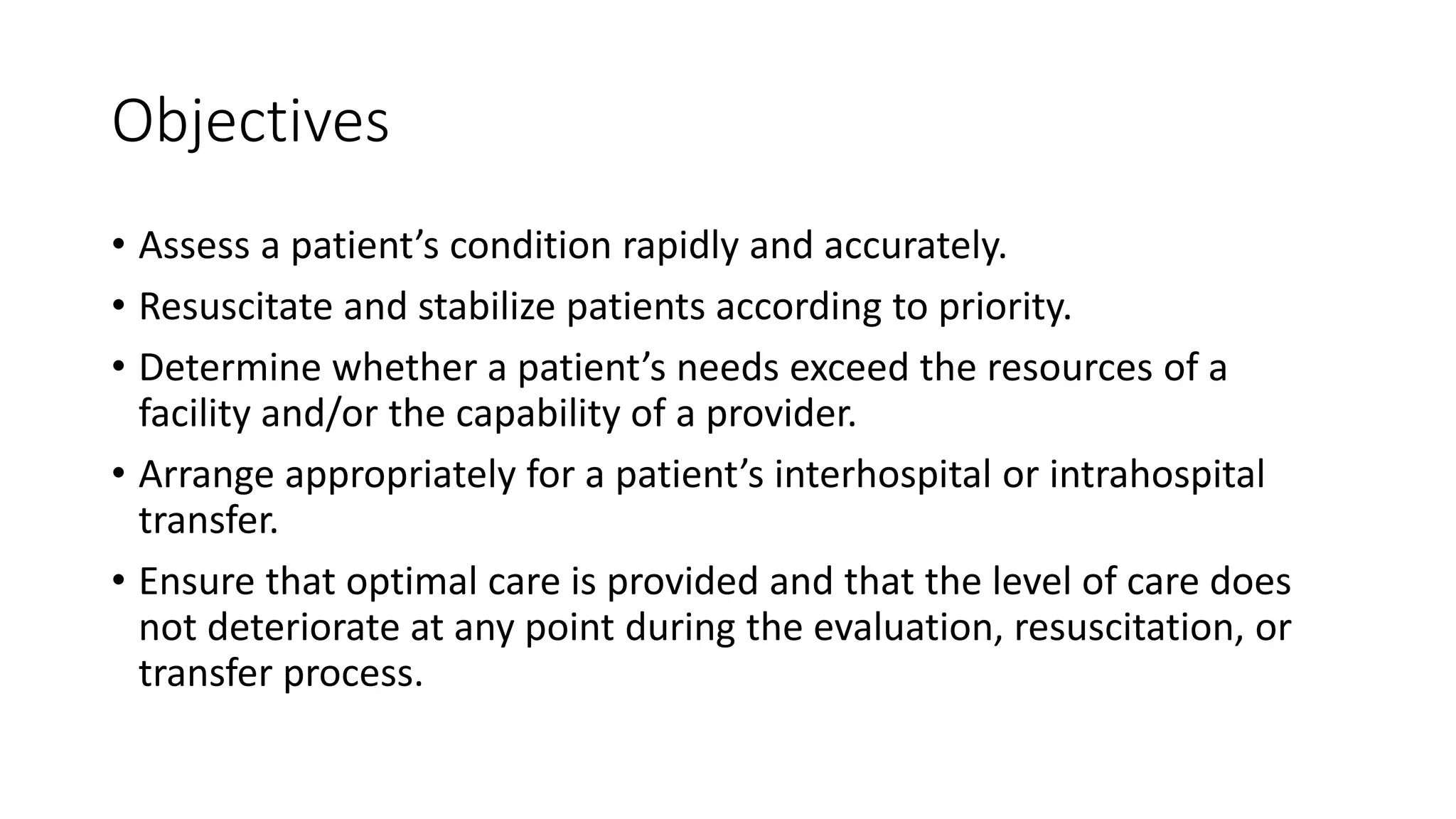 Advanced trauma life support, management of a polytrauma patient | PPTX