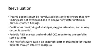 Advanced trauma life support, management of a polytrauma patient | PPTX