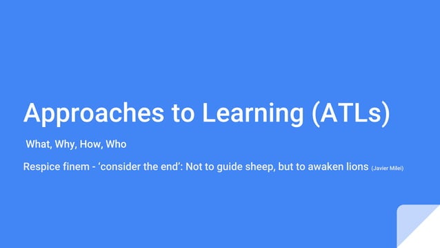 Approaches to Learning Powerpoint for IB.pptx | Mental Health ...