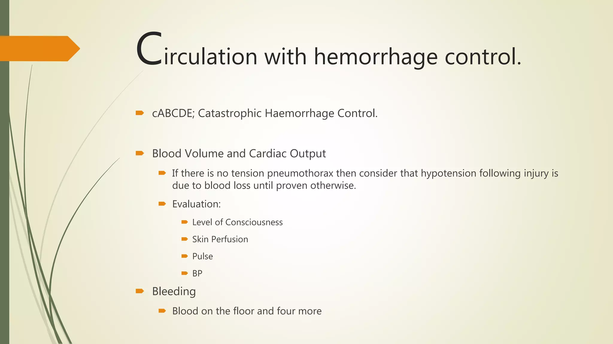 Atls; Advanced Trauma Life Support | PPTX
