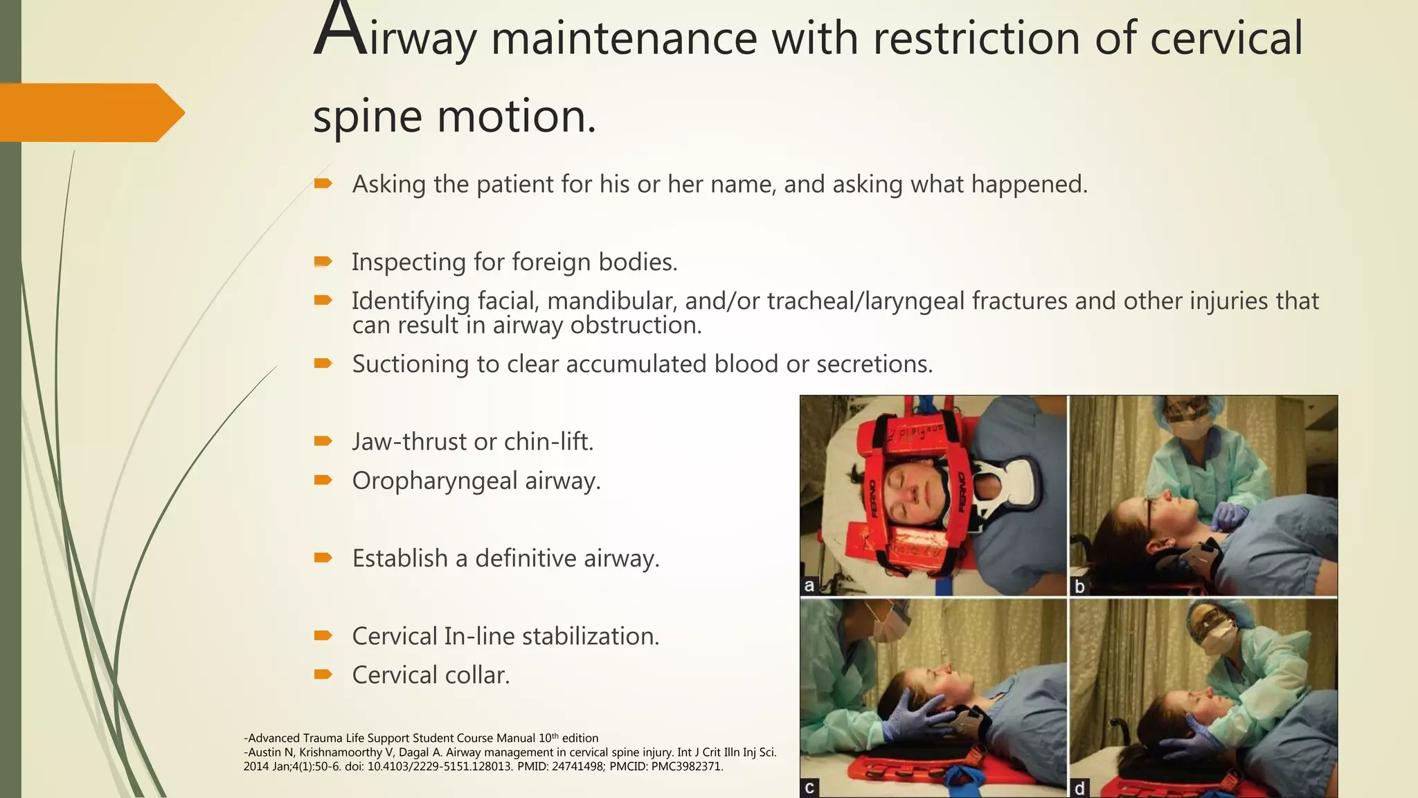 Atls; Advanced Trauma Life Support | PPTX