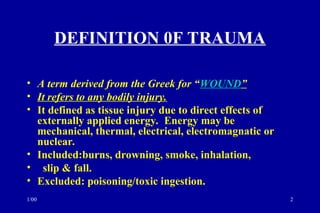 ATLS1.ppt basic trauma care Emergency department | PPT