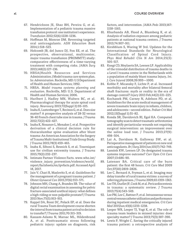 ATLS 10th Edition for Trauma and Emergency.pdf | First Aid | Injuries