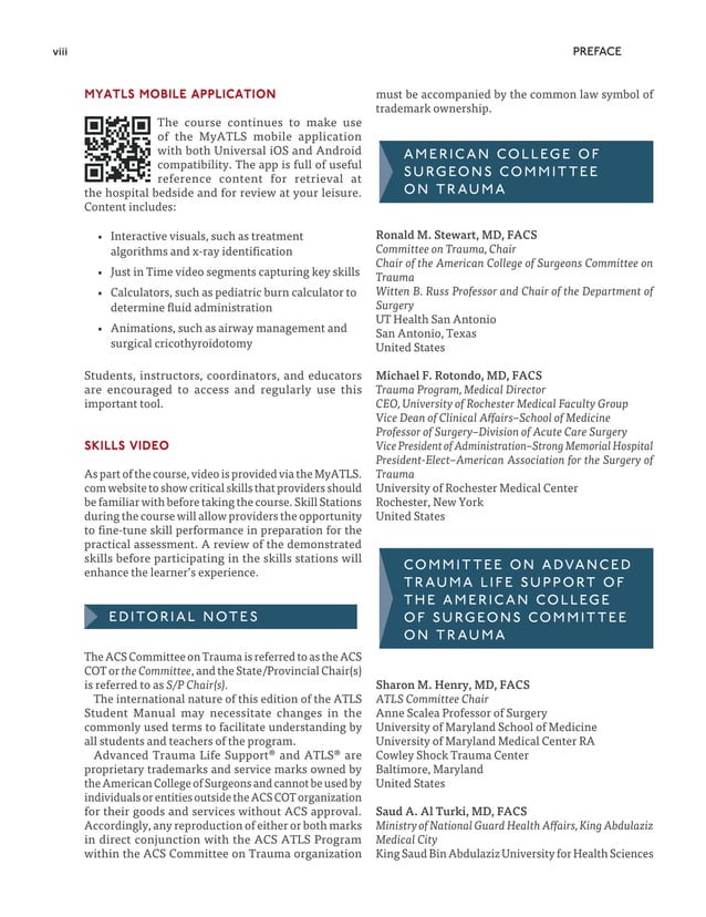 ATLS 10th Edition for Trauma and Emergency.pdf | First Aid | Injuries