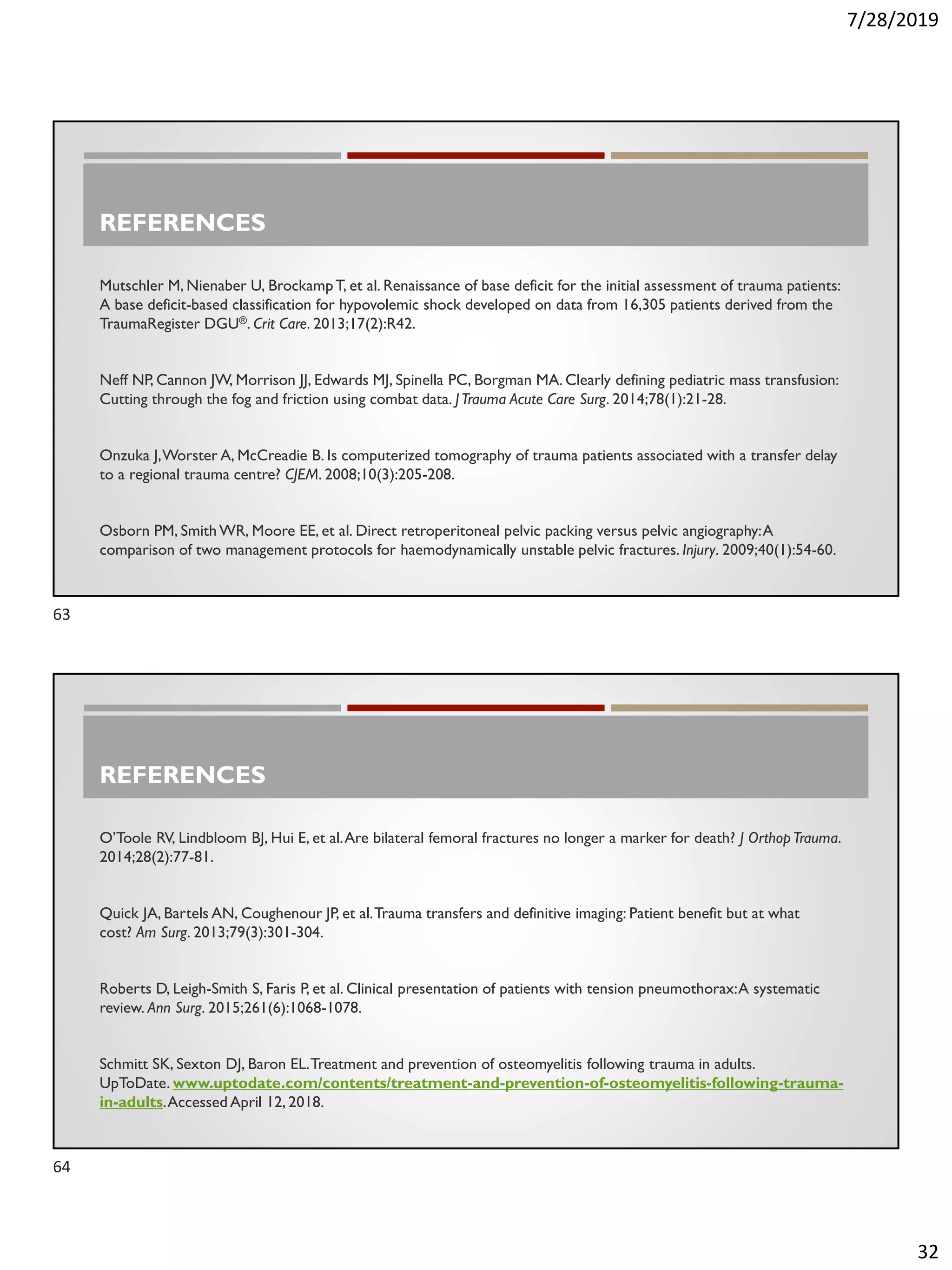 Atls 10 th updates | PDF