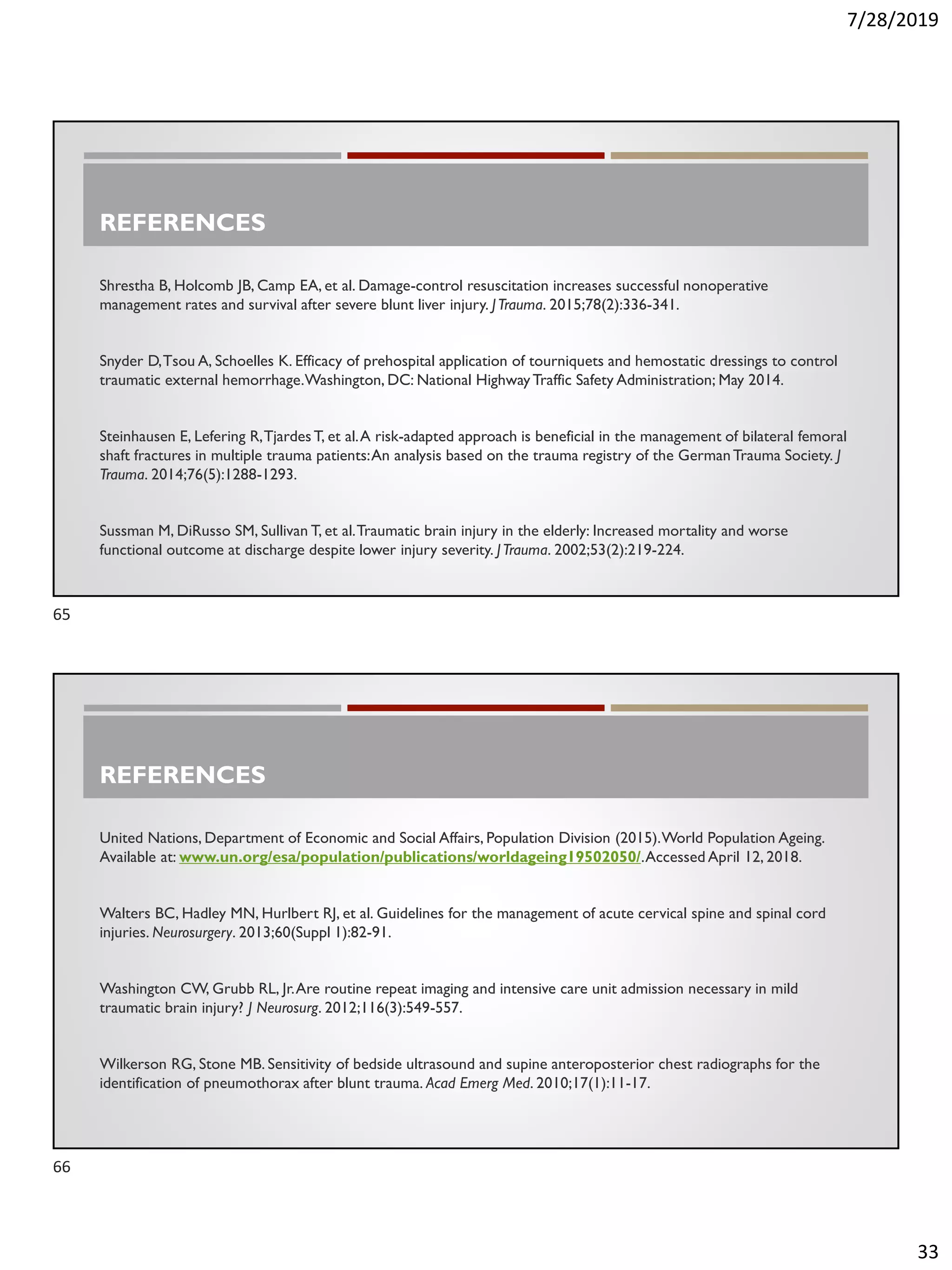 Atls 10 th updates | PDF