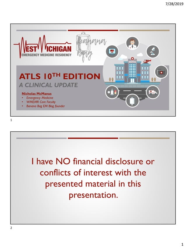 Atls 10 th updates | PDF