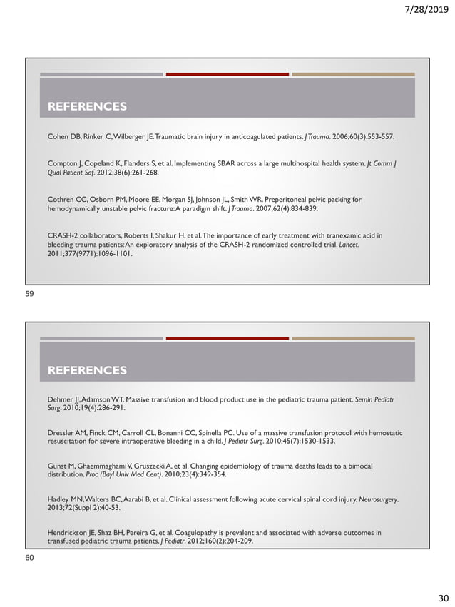Atls 10 th updates | PDF