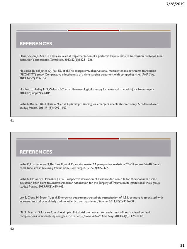 Atls 10 th updates | PDF
