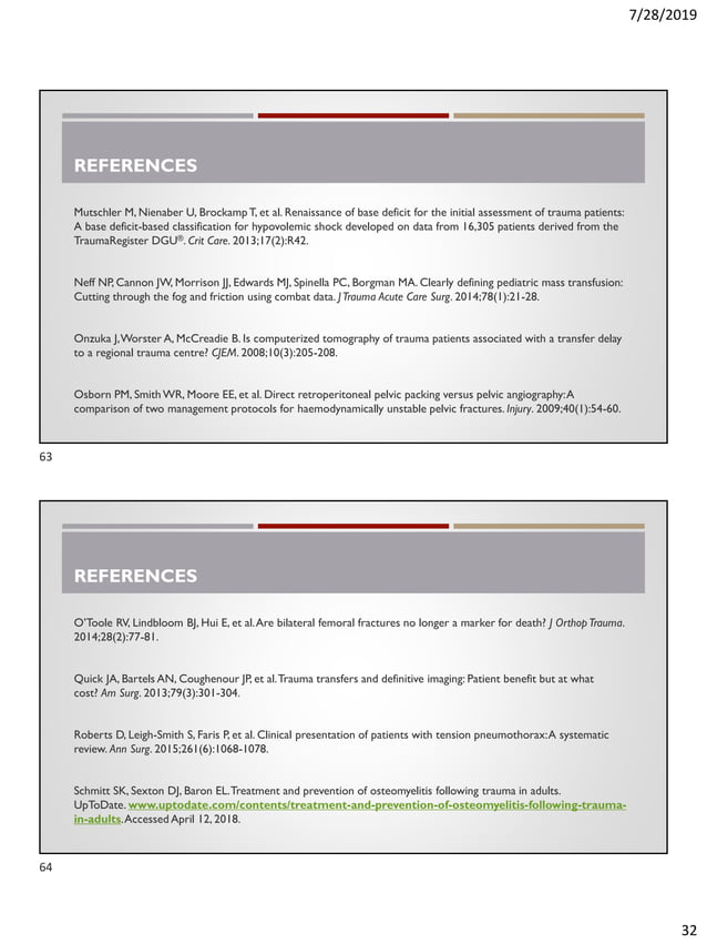 Atls 10 th updates | PDF