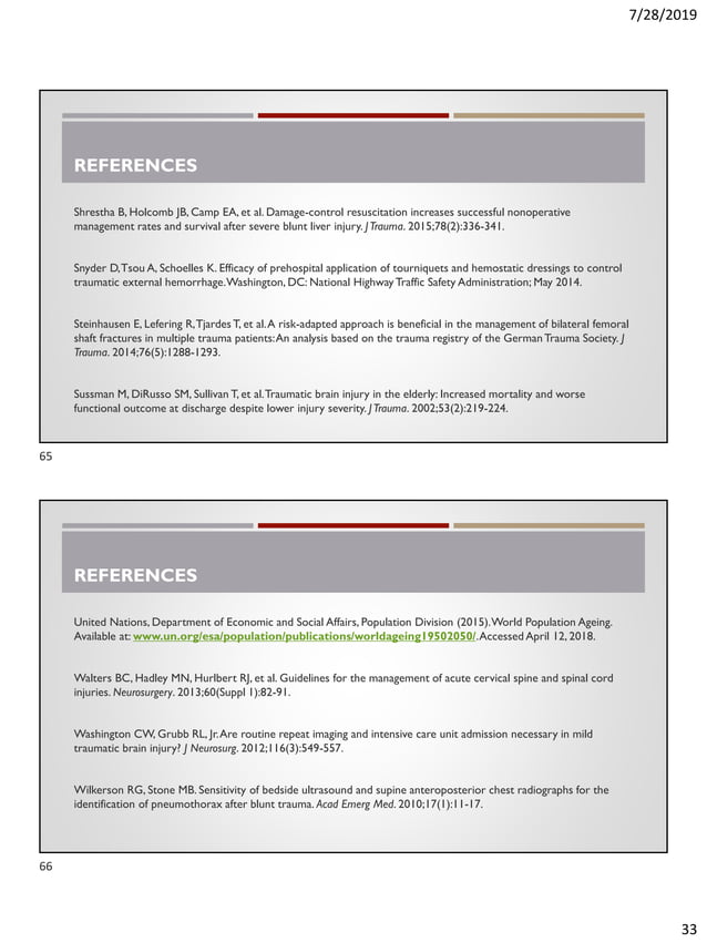 Atls 10 th updates | PDF